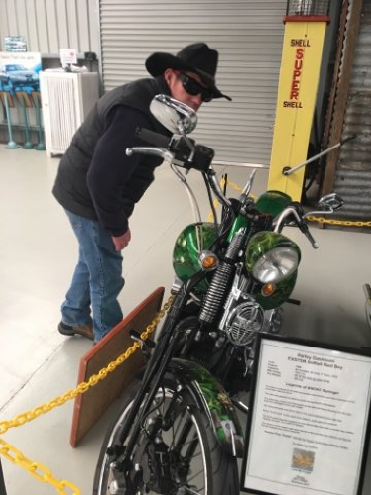 Micky B at the Inverell Transport Museum